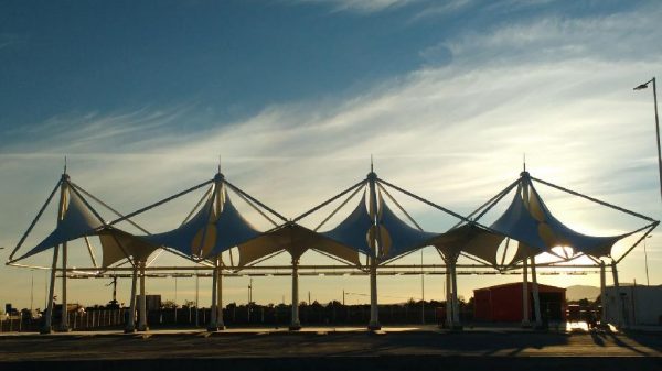 Tensoestructura Terminal Rodoviario de Calama - Espacio Cubierto